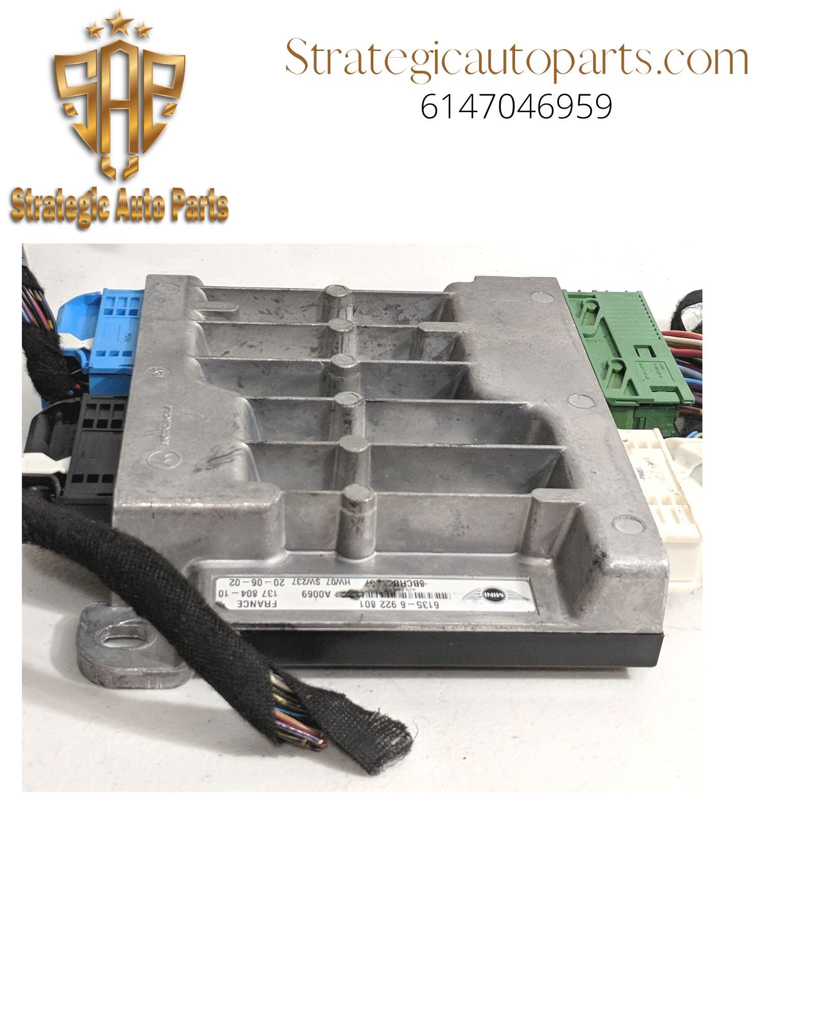 2002-2007 Mini Cooper Hardtop S Basic Body Control Module 61356922801 ...