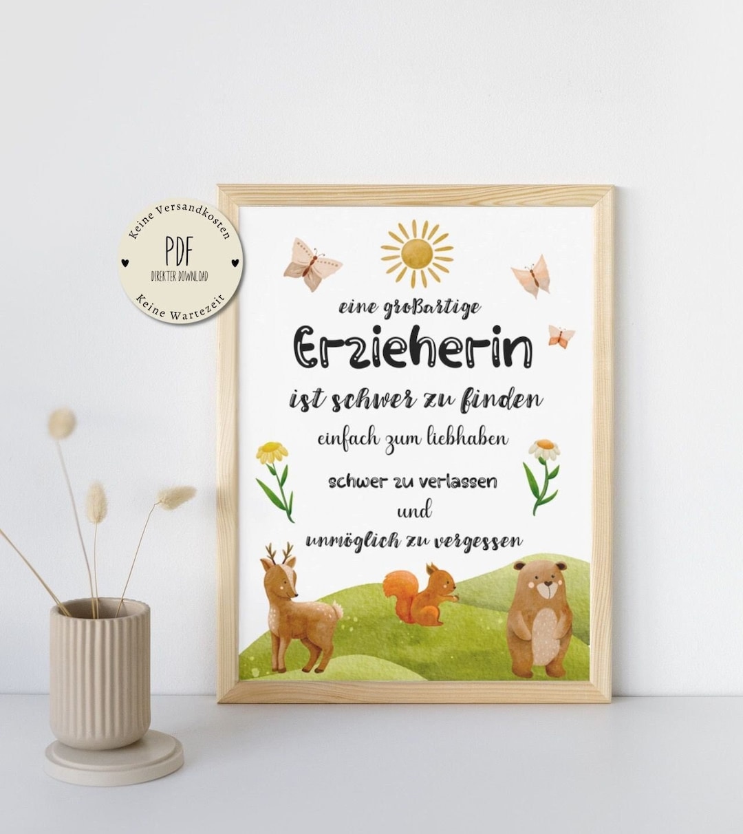 Abschiedsgeschenk Erzieherin Kita Erzieher Kita Team Abschieds Poster ...