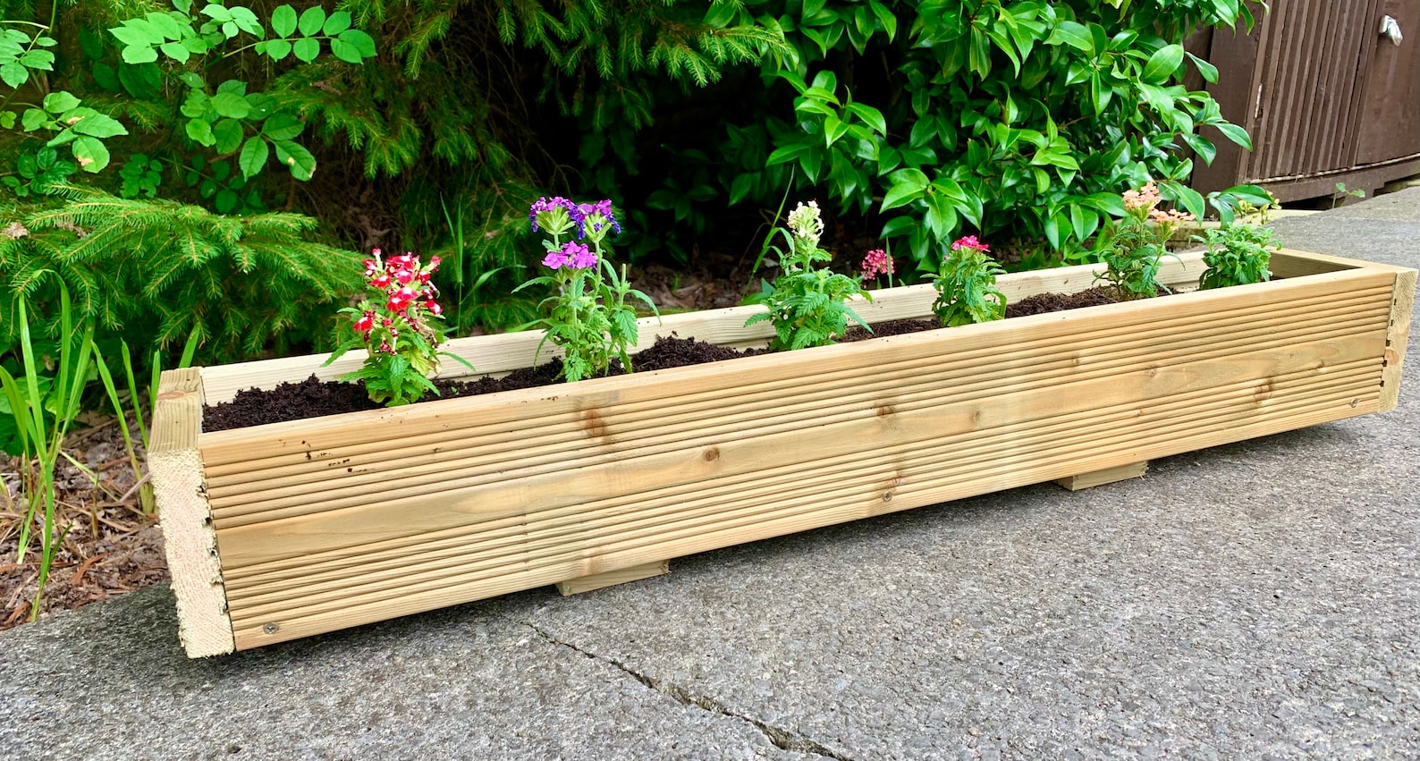 Outdoor Garden Planter Raised Planter Bed Garden Wooden - Etsy UK