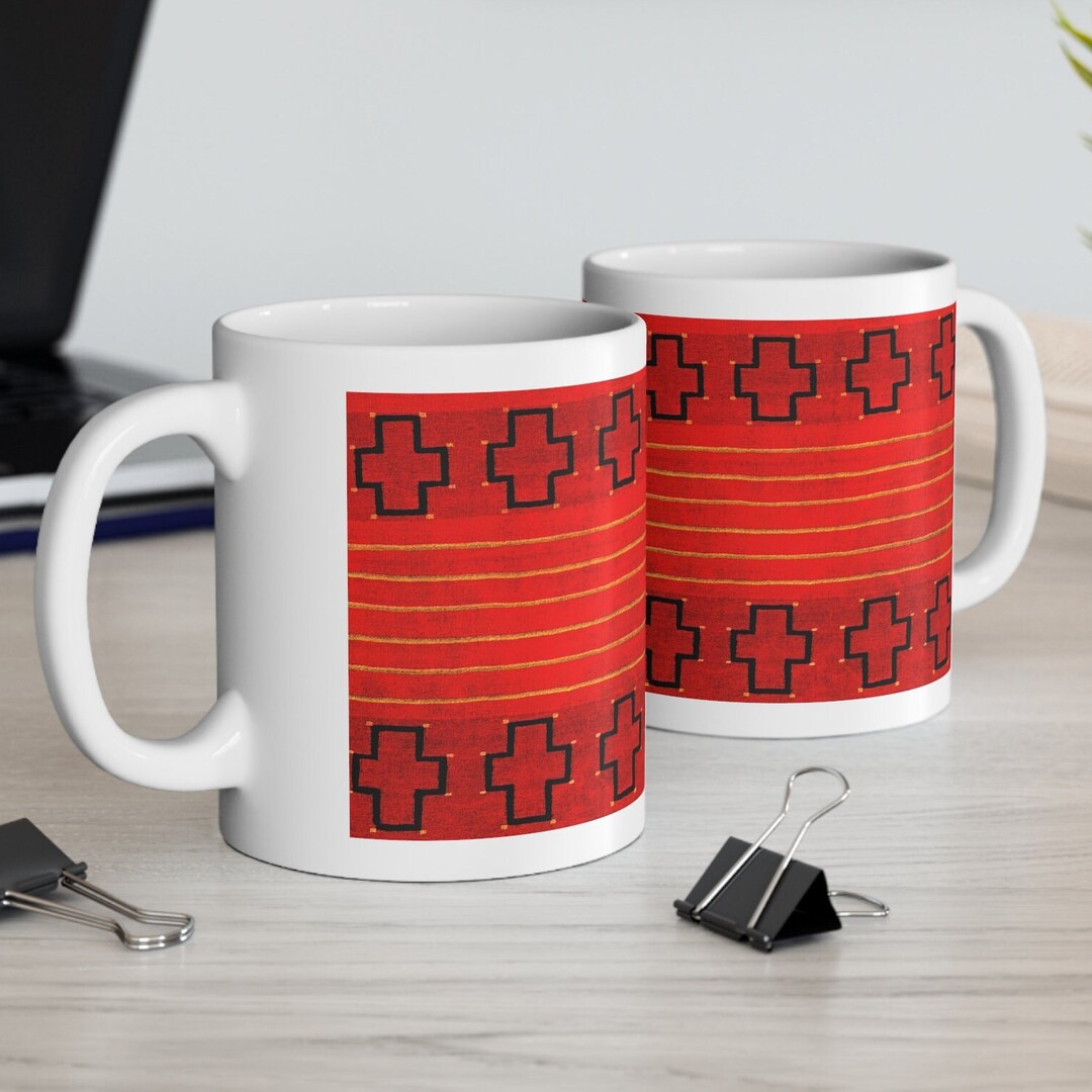 Navajo Textile Mug, Navajo Art Mug, Native American Mug, Southwestern ...