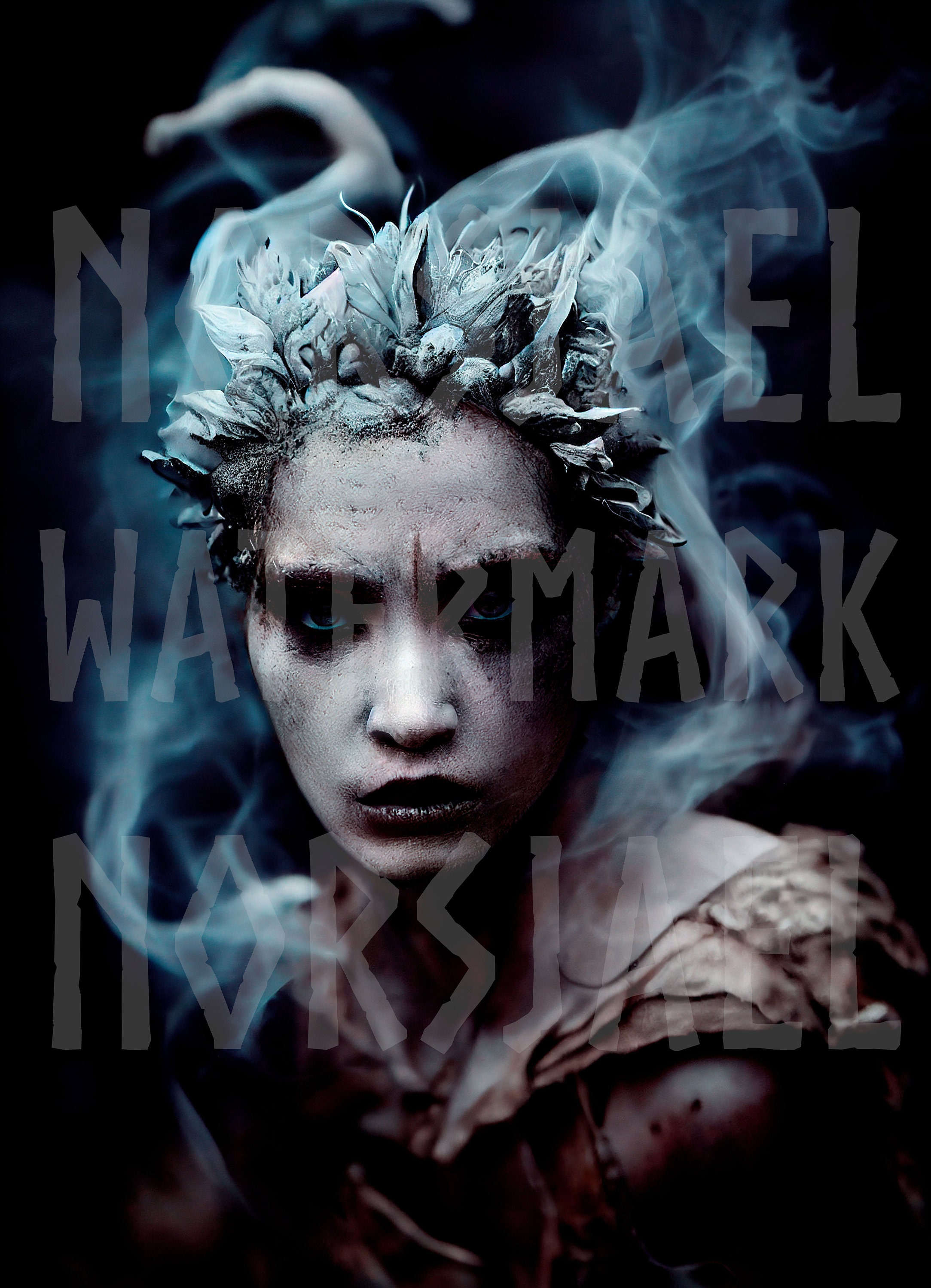 Poster NORSE GODDESS HEL Art Goddess Digital Download Norse Mythology ...