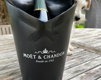 Moet Et Chandon Champagne Bucket, French Vintage Ice Bucket, Wine ...