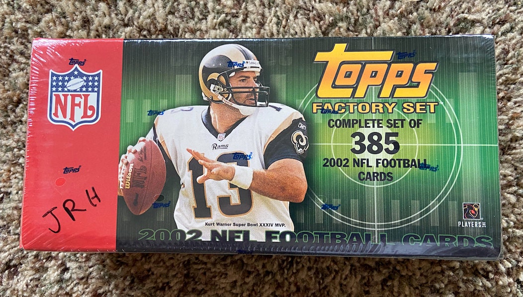 2002 Topps NFL Football Card Set Unopened - Etsy