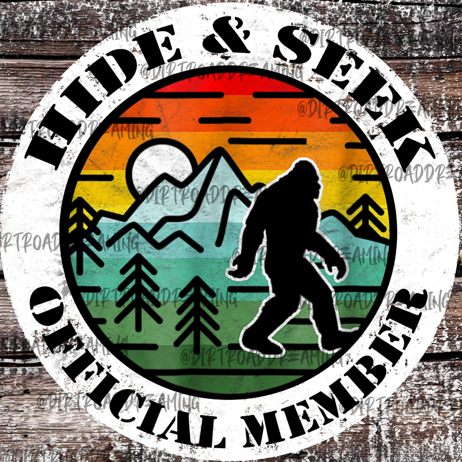 Hide and Seek, World Champion PNG, Champ, PNG, Unisex, Official Member, Sasquatch, Squatch ...