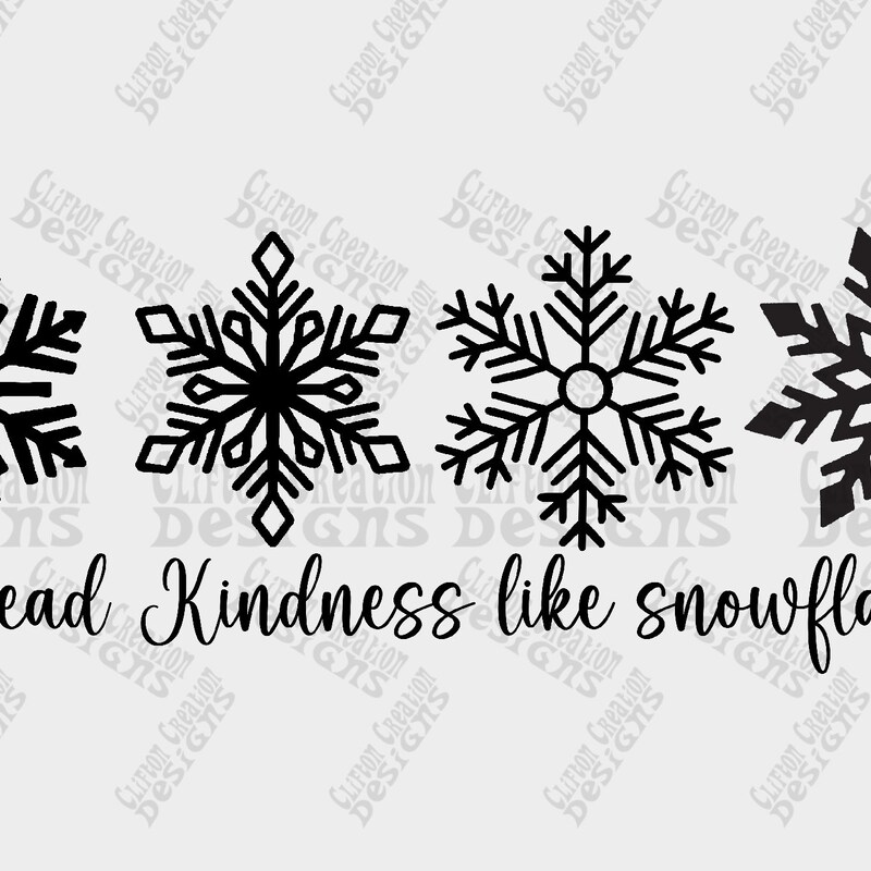 Kindness Snowflakes Png - Etsy