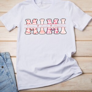 Personalized Mimi PNG | Mimi Split Frame | Mimi Valentines Day Shirt ...