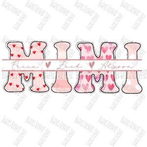 Personalized Mimi PNG | Mimi Split Frame | Mimi Valentines Day Shirt ...
