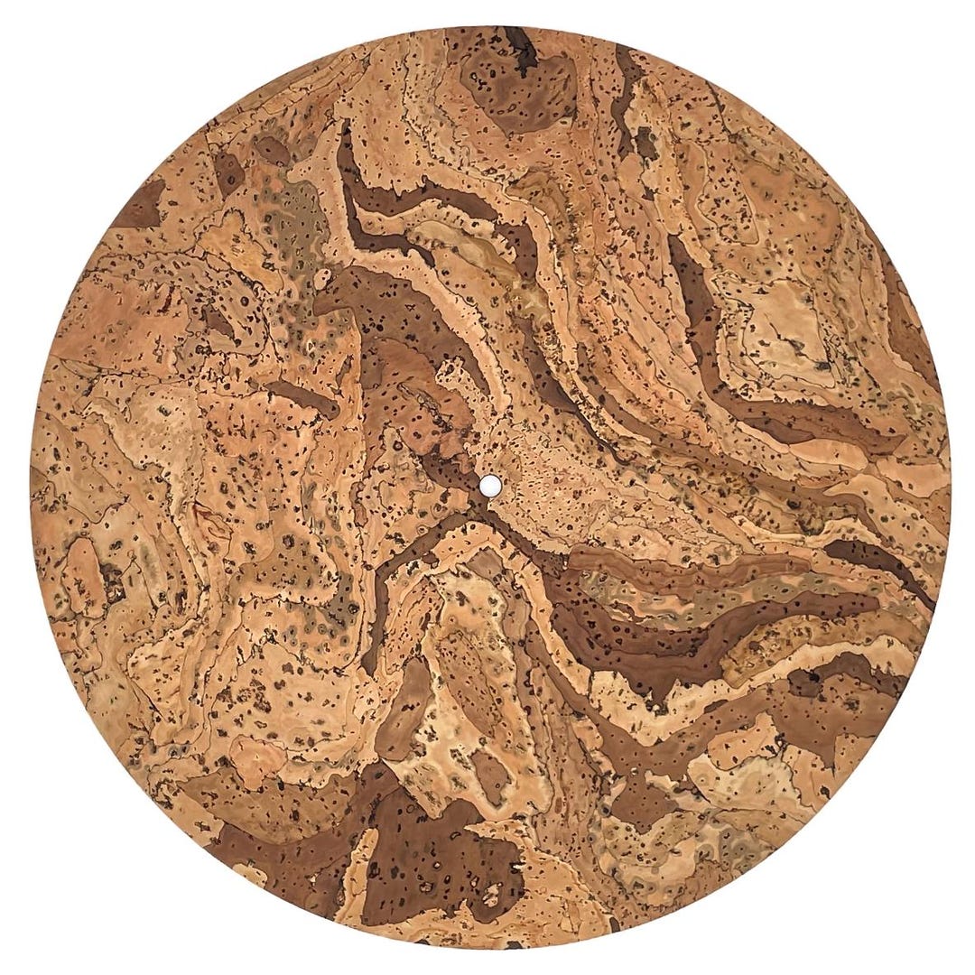 Portuguese Cork Platter Mat cuba for Vinyl Turntable, Soundproof ...