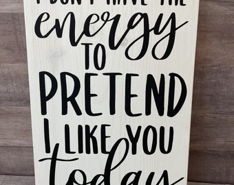 Sarcastic Signs Funny Signs Wall Decor - Etsy