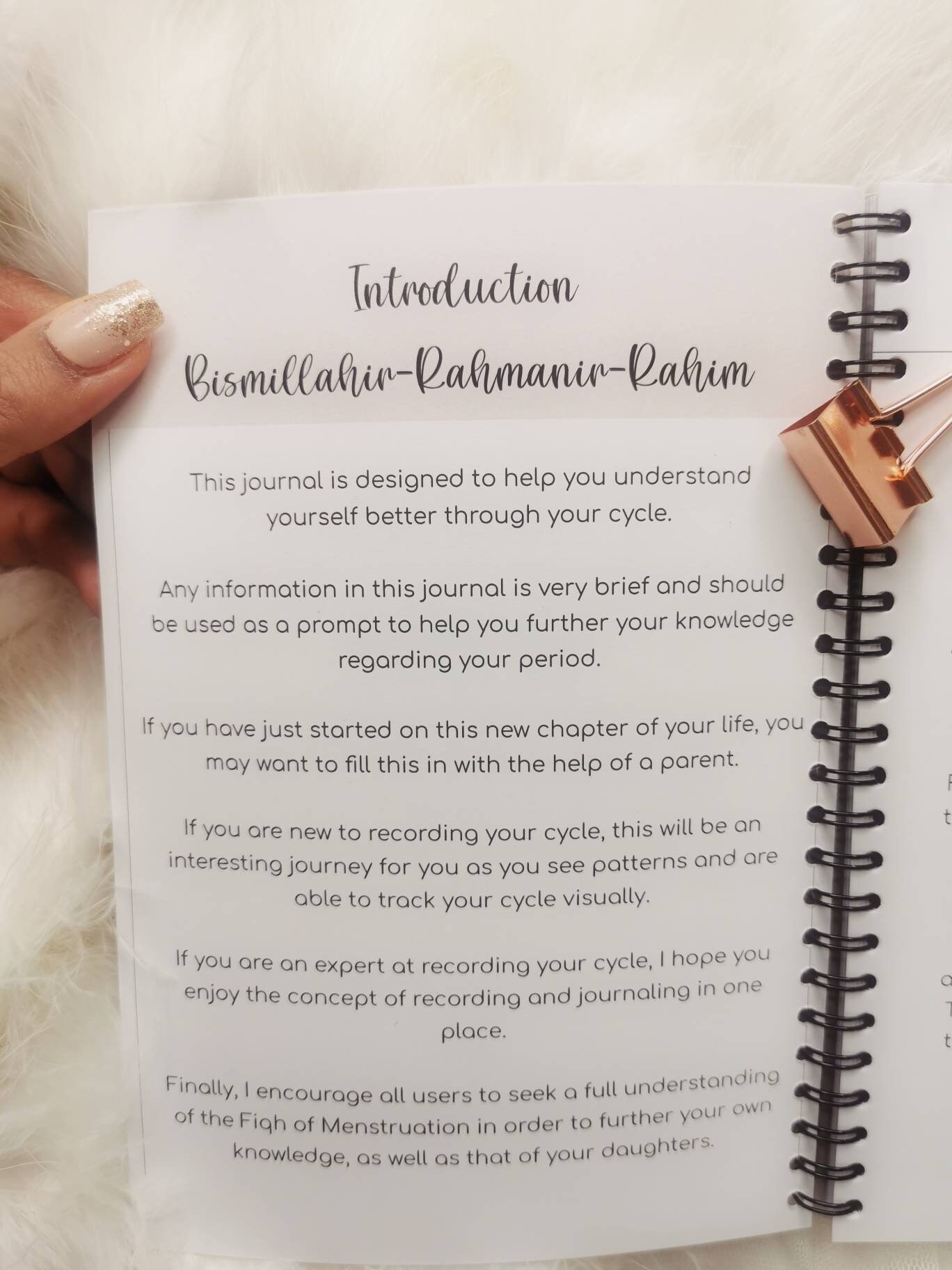 Islamic Reflection Journal - Muslim Period Tracking Journal - Etsy UK