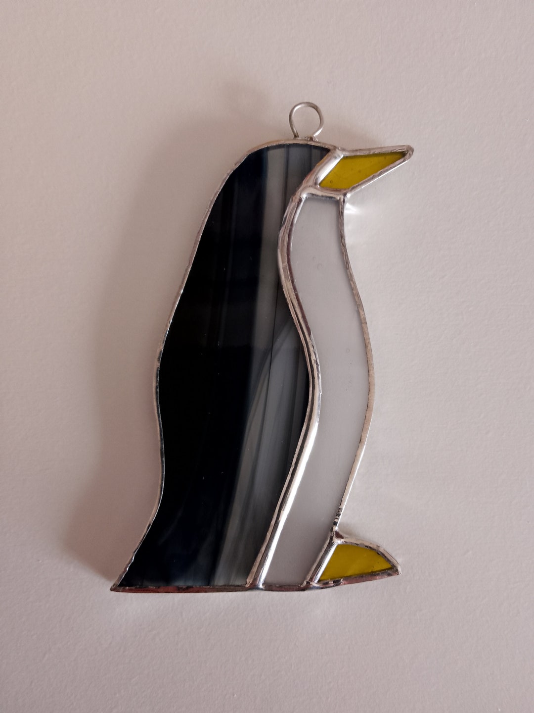 Stained Glass Penguin Suncatcher - Etsy