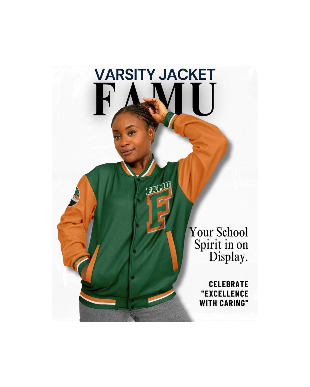 FAMU Rattlers Varsity Jacket: Venom Green Game Day Wear - Etsy