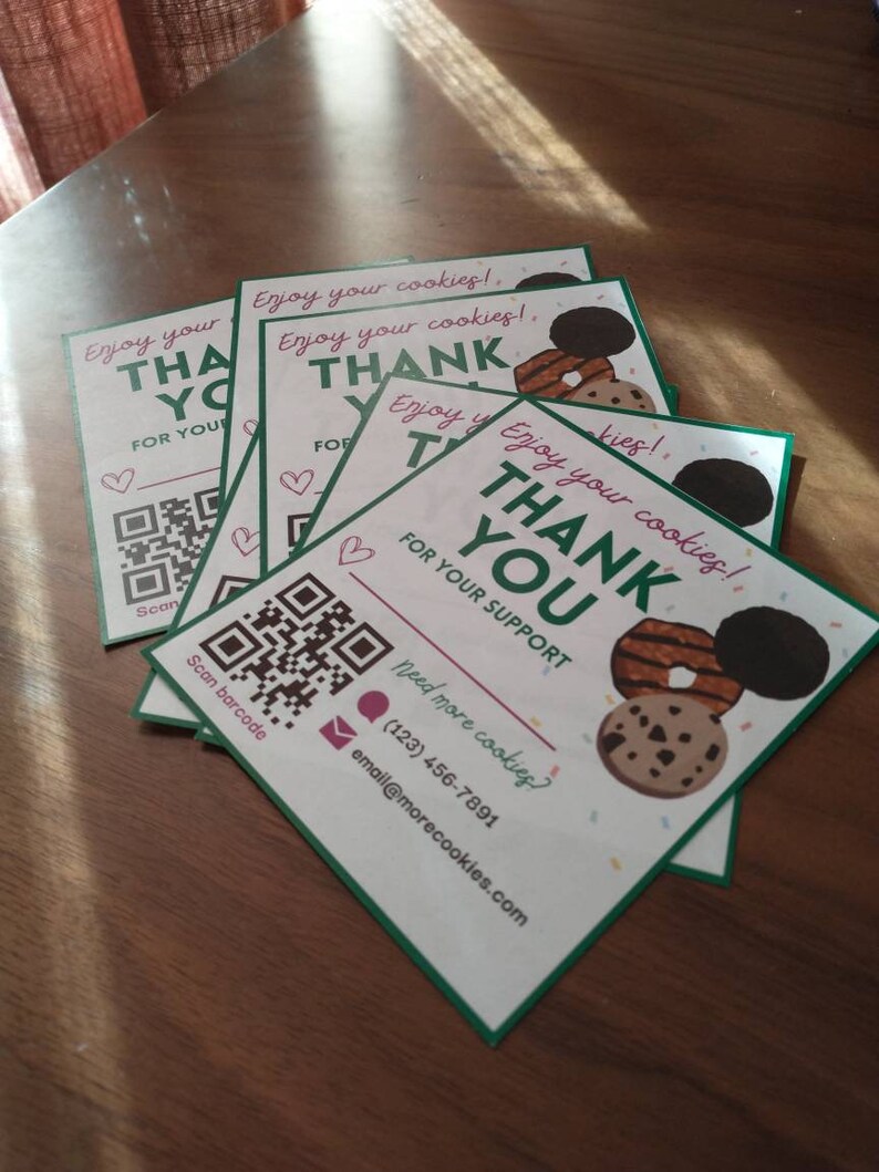 Girl Scouts Thank You Note, Editable Template, Easy-to-edit, Girl ...