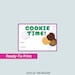 Girl Scout Cookie Cookie Time Card, Ready to Print, Girl Scout Cookie ...