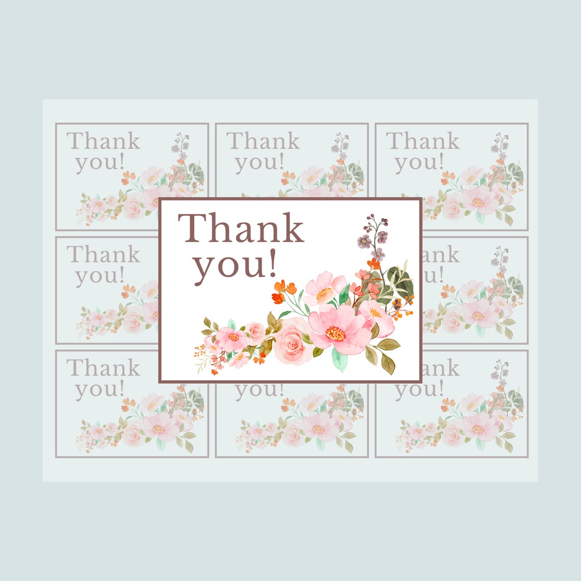 Shipping Thank You Card, Download and Print, Small Business Thank ...