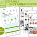 Editable Instagram Profile Template | Social Media Branding | Instagram ...