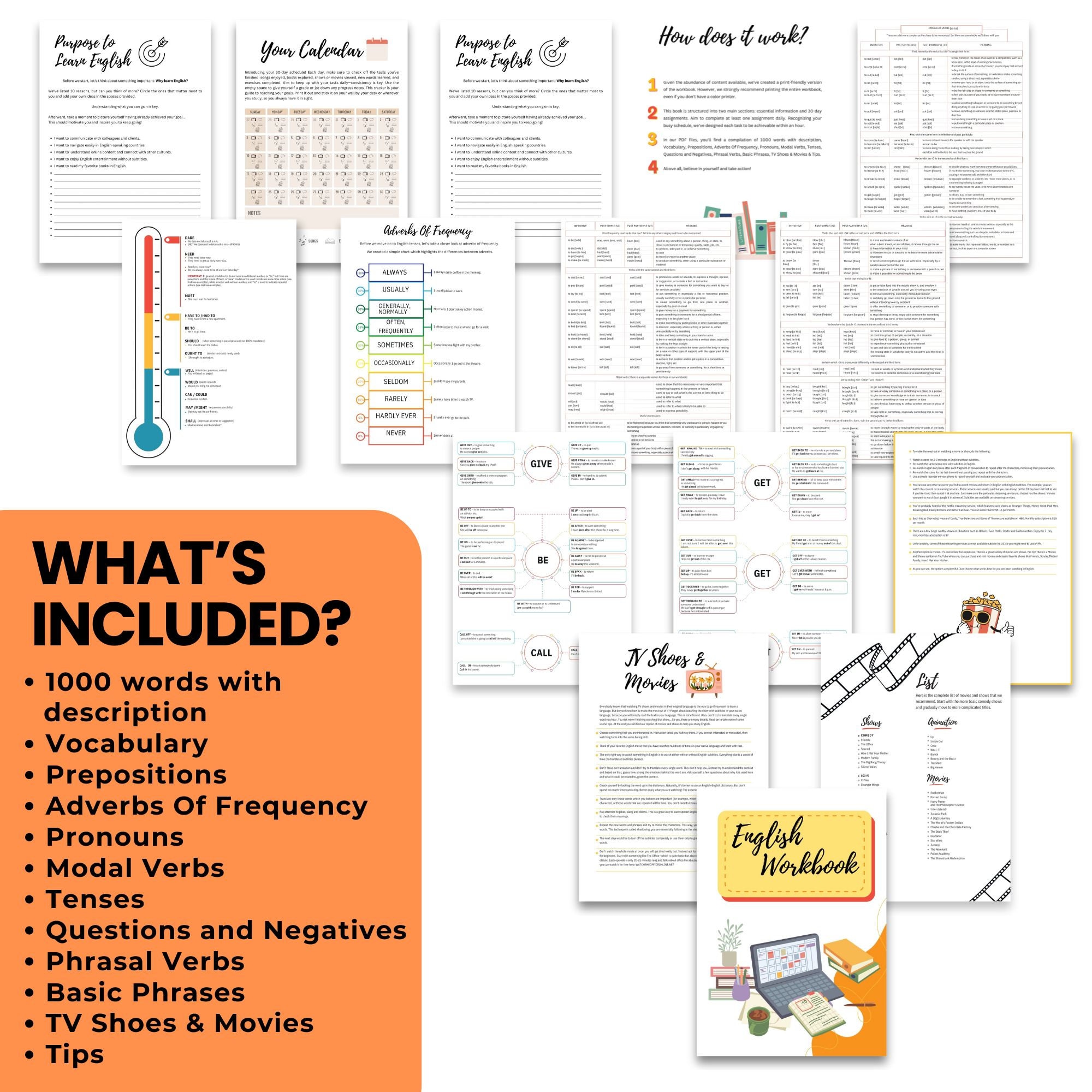 English Workbook Language Learning Workbook English Educational ...