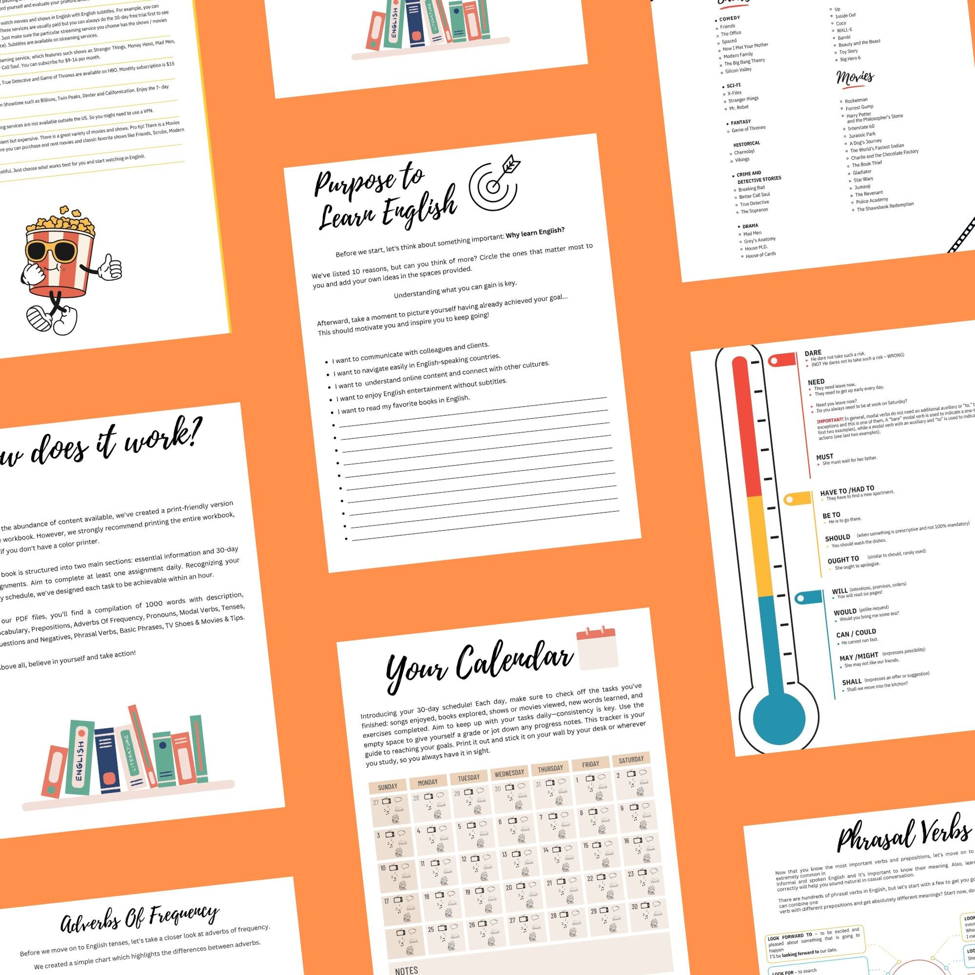 English Workbook | Language Learning Workbook | English Educational ...