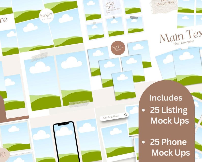 Editable Mockup Templates | Digital Mockups | Branding Mockups ...