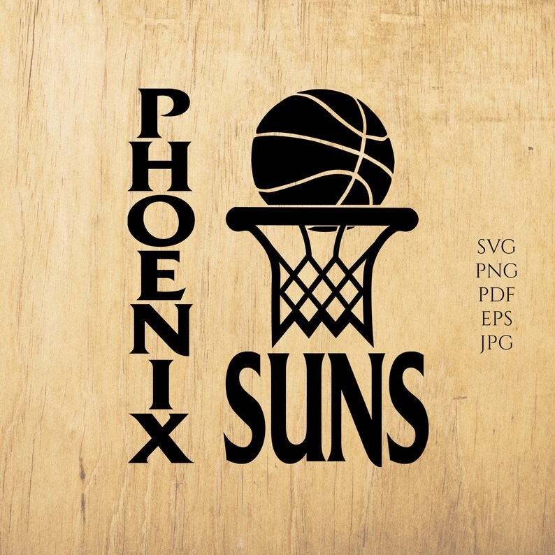 Phoenix Basketball Suns SVG Vector Digital Design Wall Shirt - Etsy