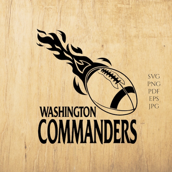 Washington Commanders Svg Files - Etsy