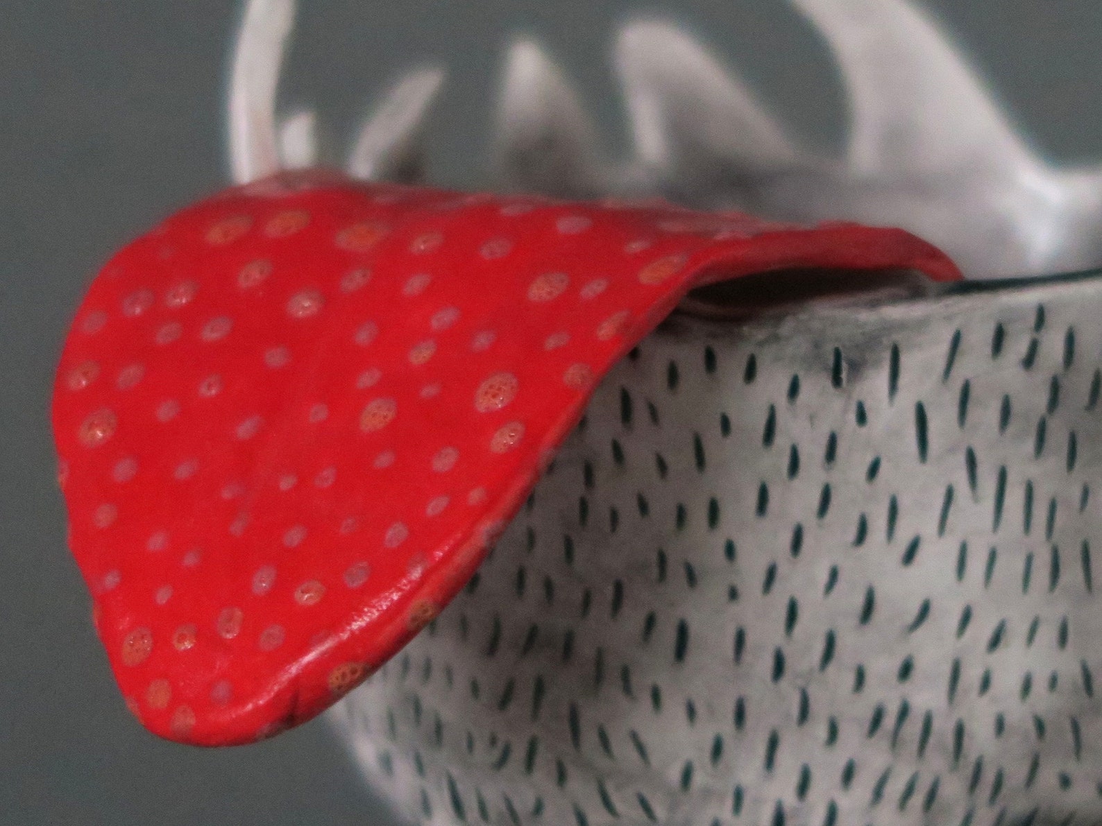 Snack bowl with tongue out-unique ceramics-snack bowl-one of a | Etsy