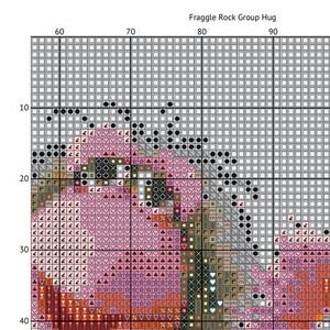 Fraggle Rock Group Hug Fan Art Cross Stitch Pattern 14 X 11.75, 200 X ...