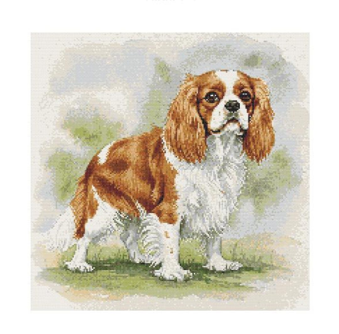 Cavalier King Charles Spaniel Cross Stitch Pattern - Design Size: 200 X ...