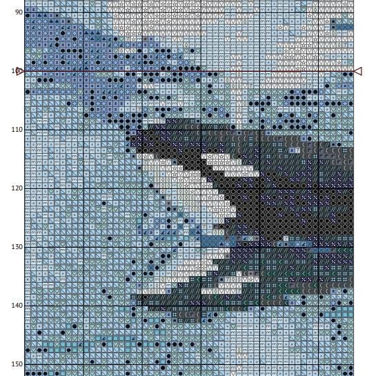 Orca Family Watercolor Cross Stitch Pattern - Design Size: 200 X 200 ...