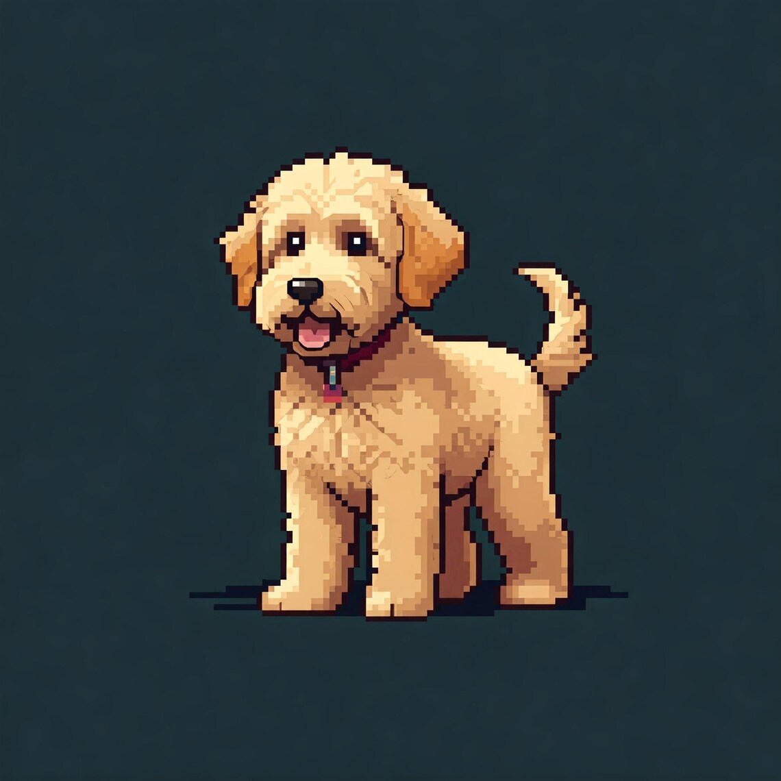 Labradoodle Dog Cross Stitch Pattern - Design Size: 160 X 160 Stitches ...