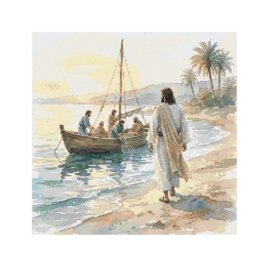 Jesus Christ of Nazareth Cross Stitch Pattern - Design Size: 200 X 200 ...