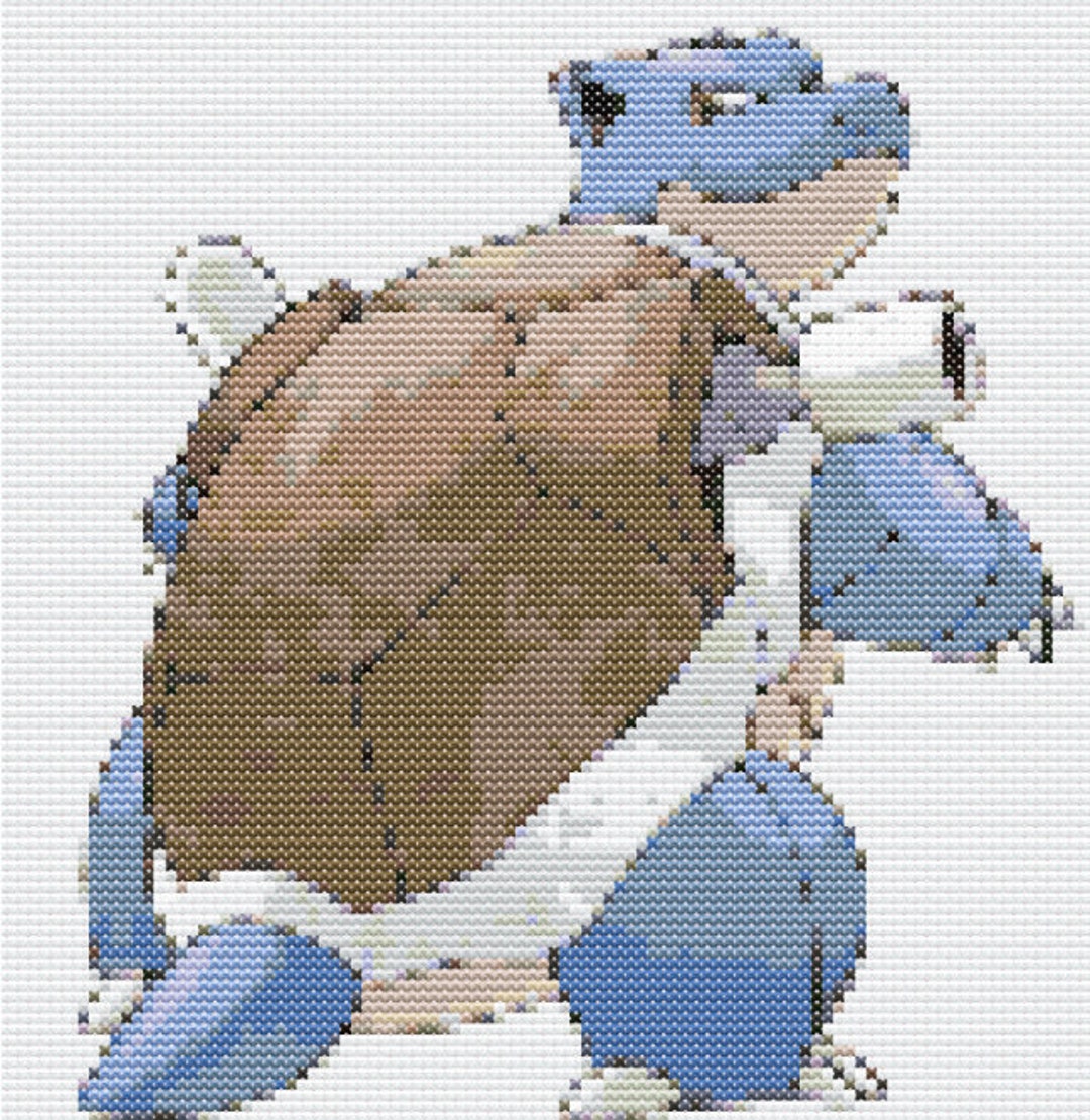 Blastoise pokémon Cross Stitch Pattern Design Size: 100 X 105 Stitches ...