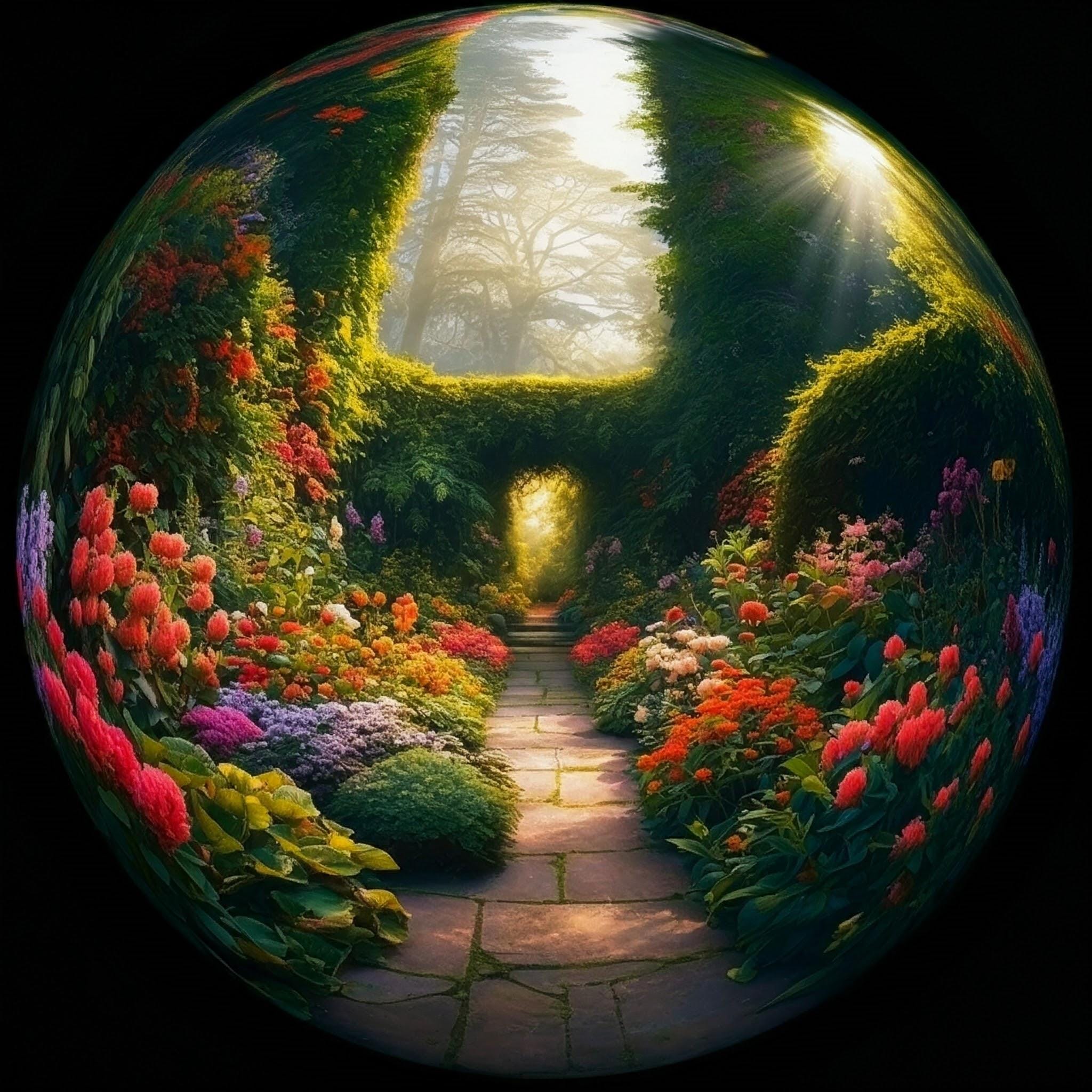The Secret Garden Cross Stitch Pattern - 250 X 250 Stitches - Etsy