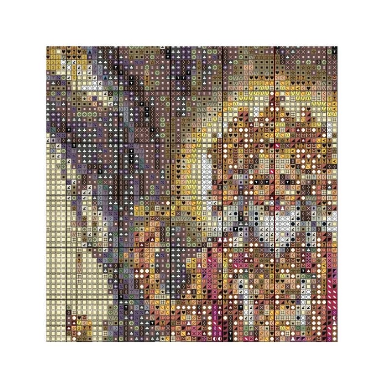 Hindu Brahma Cross Stitch Pattern - Design Size: 200 X 200 Stitches - Etsy