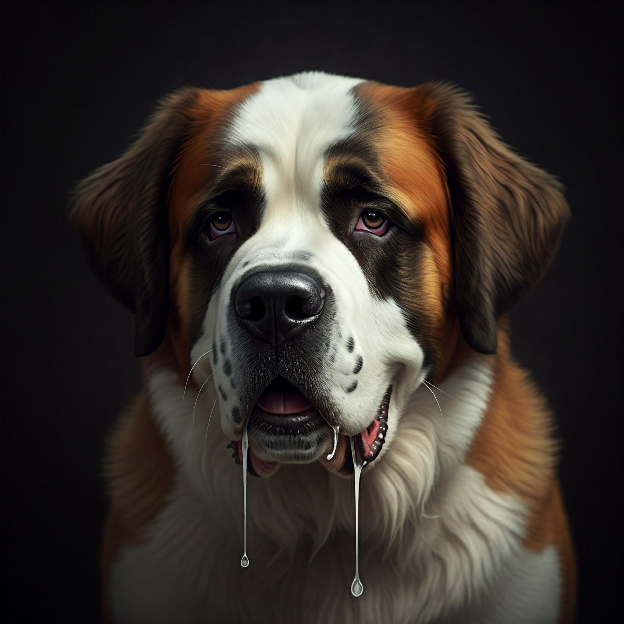 Saint Bernard Cross Stitch Pattern - Design Size: 200 X 200 Stitches - Etsy