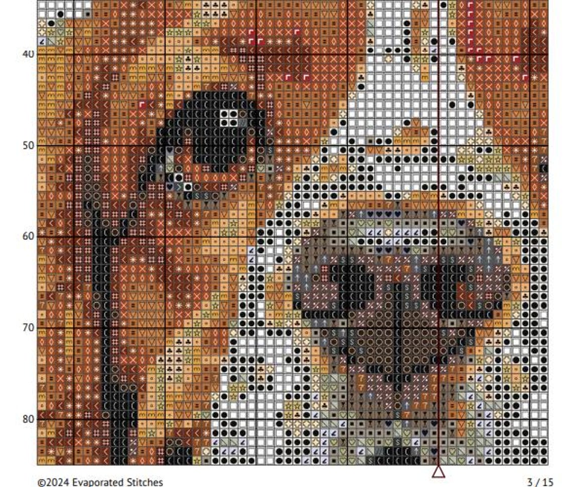 Cocker Spaniel Watercolor Cross Stitch Pattern - Design Size: 200 X 200 ...