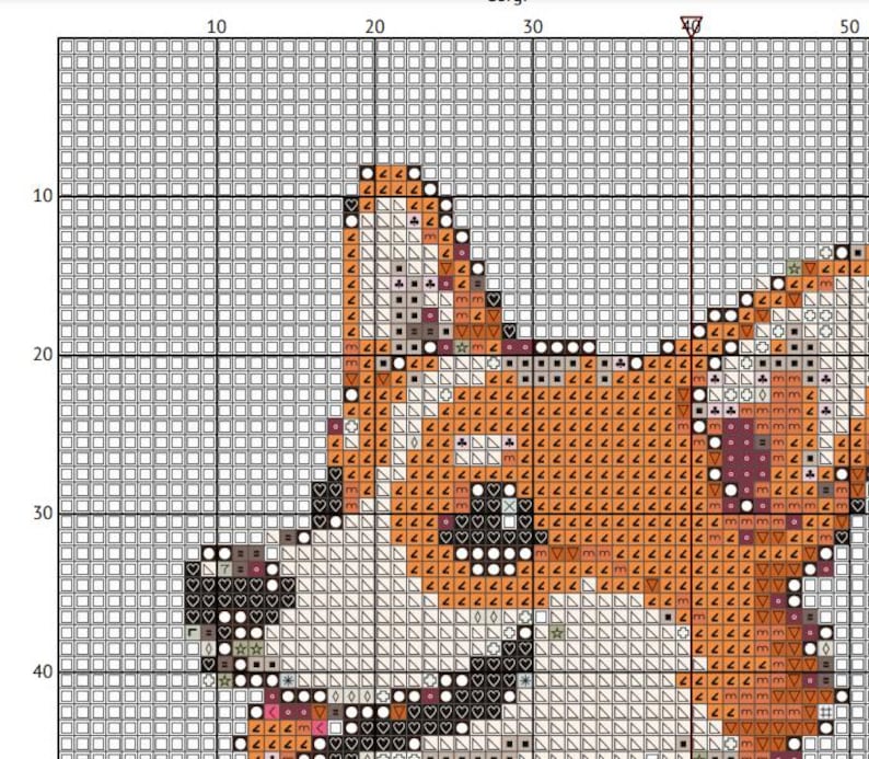 Welsh Corgi Dog Cross Stitch Pattern - Design Size: 80 X 100 Stitches ...