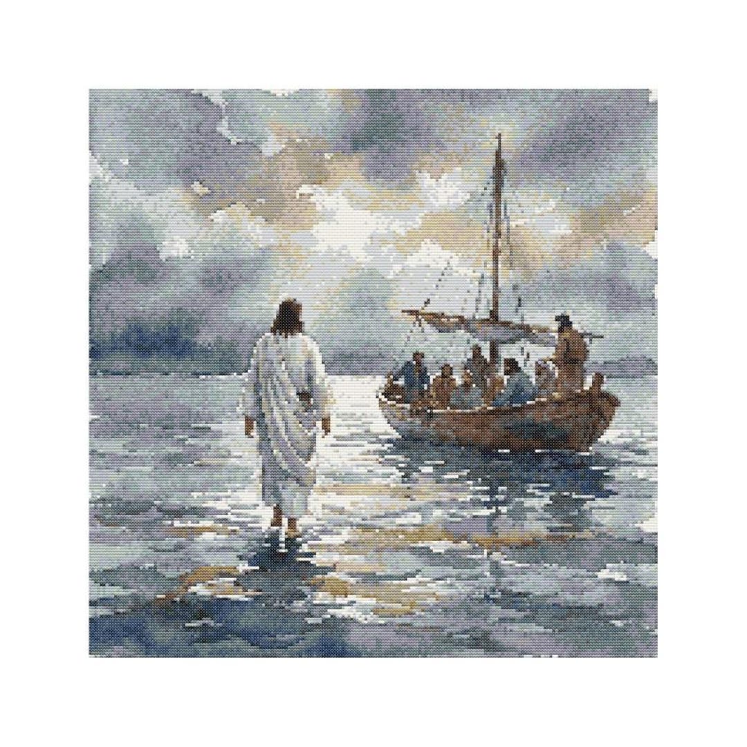 Jesus Christ of Nazareth Cross Stitch Pattern - Design Size: 200 X 200 ...