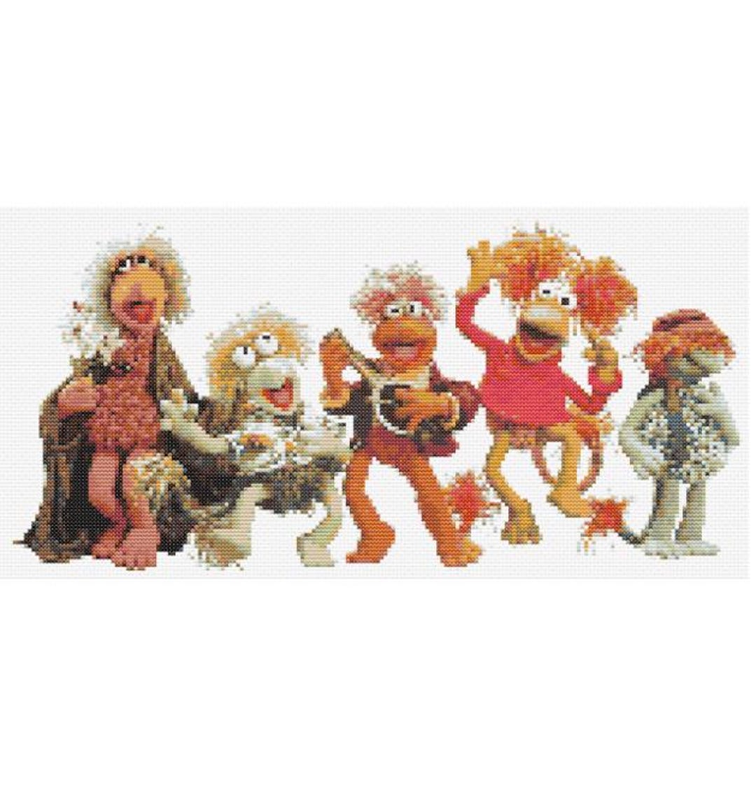 Fraggle Rock Fan Art Cross Stitch Pattern - 14" X 7.25", (200x 100 ...