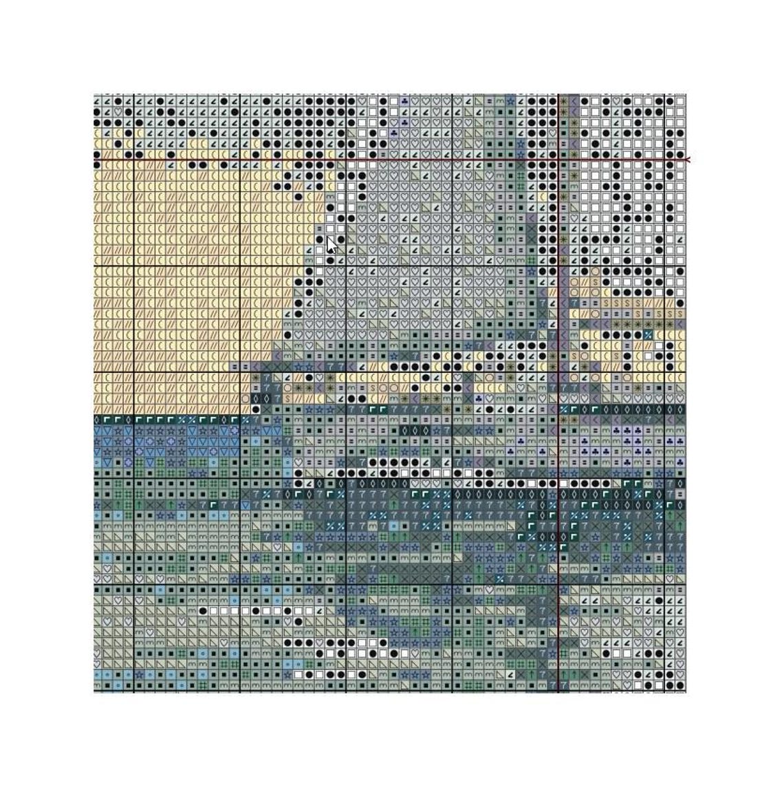 Sailboat Watercolor Cross Stitch Pattern - 200 X 200 Stitches - Etsy