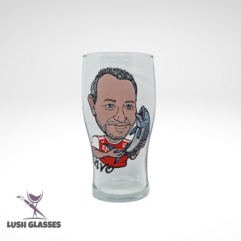 Pint Glass Cartoon - Etsy UK