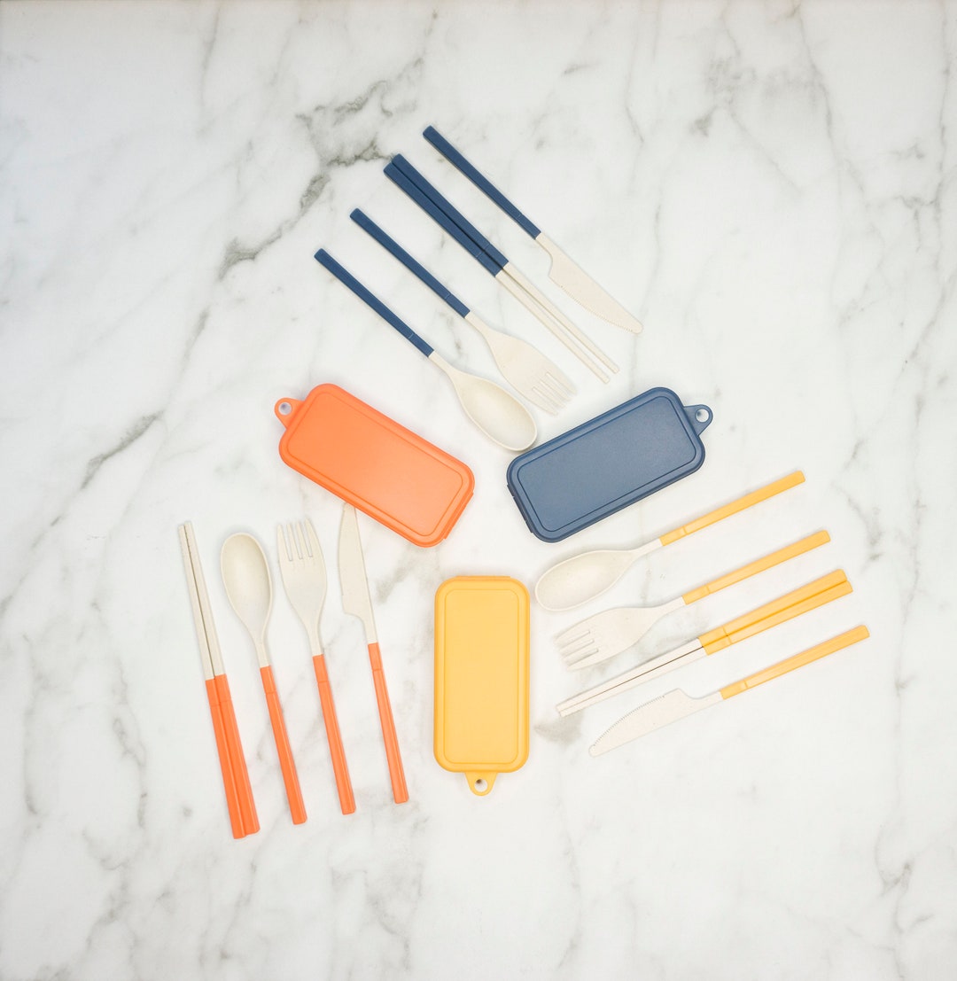 Customized Sustainable On-the-go Utensil Kit - Perfect for Camping ...