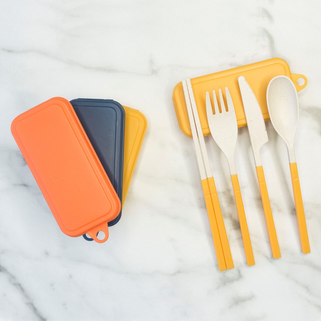 Customized Sustainable On-the-go Utensil Kit - Perfect for Camping ...