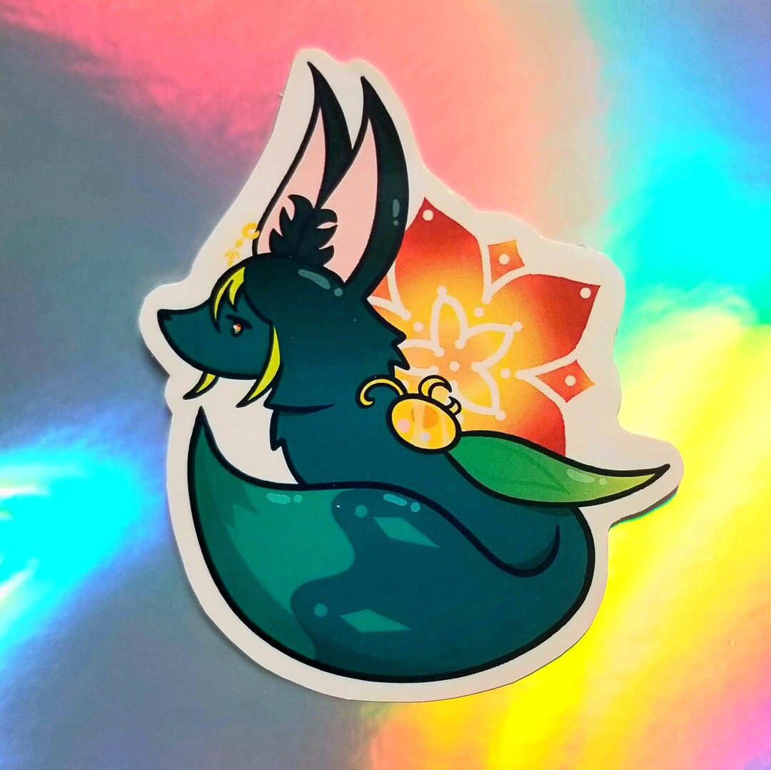 Genshin Impact 3 Inch Tighnari Fox Glossy Vinyl Sticker - Etsy
