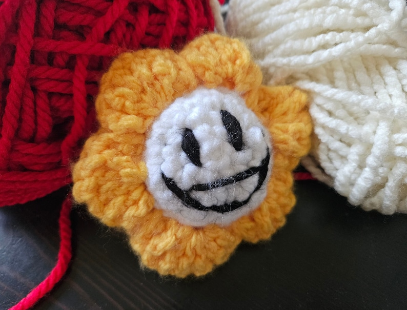 Undertale Flowey Crochet 4.5 Amigurumi - Etsy