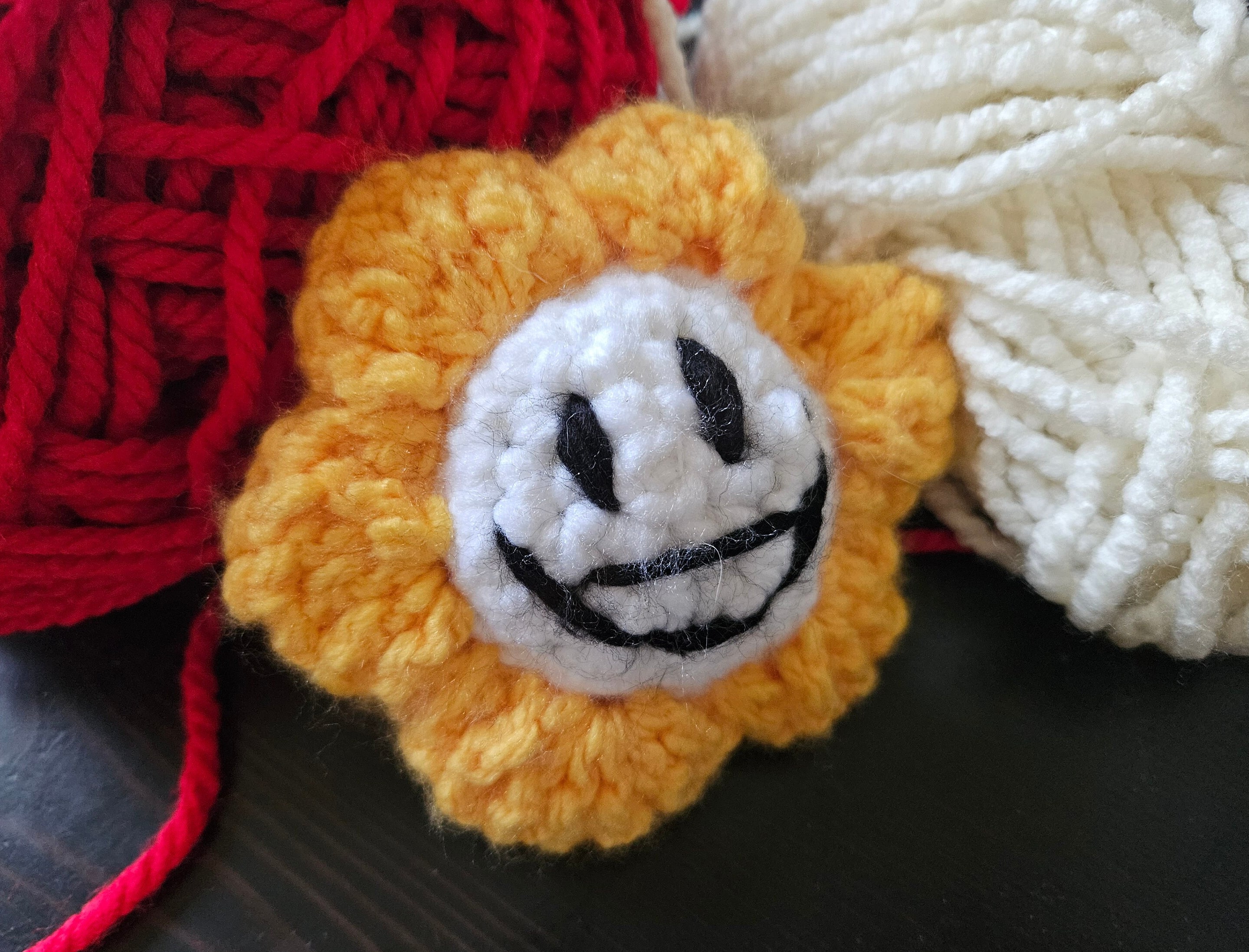 Undertale Flowey Crochet 4.5 Amigurumi - Etsy