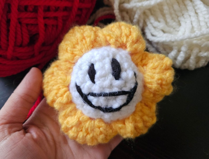 Undertale Flowey Crochet 4.5 Amigurumi - Etsy