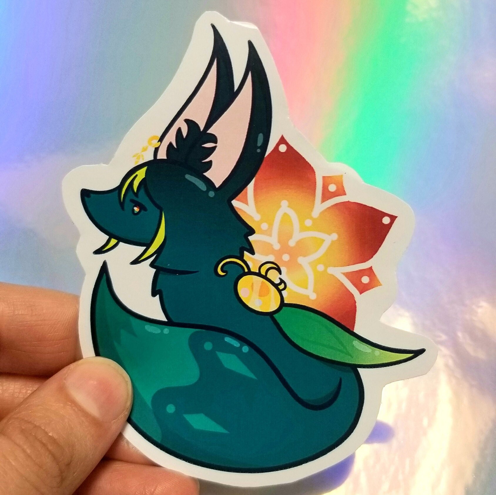 Genshin Impact 3 Inch Tighnari Fox Glossy Vinyl Sticker - Etsy Australia