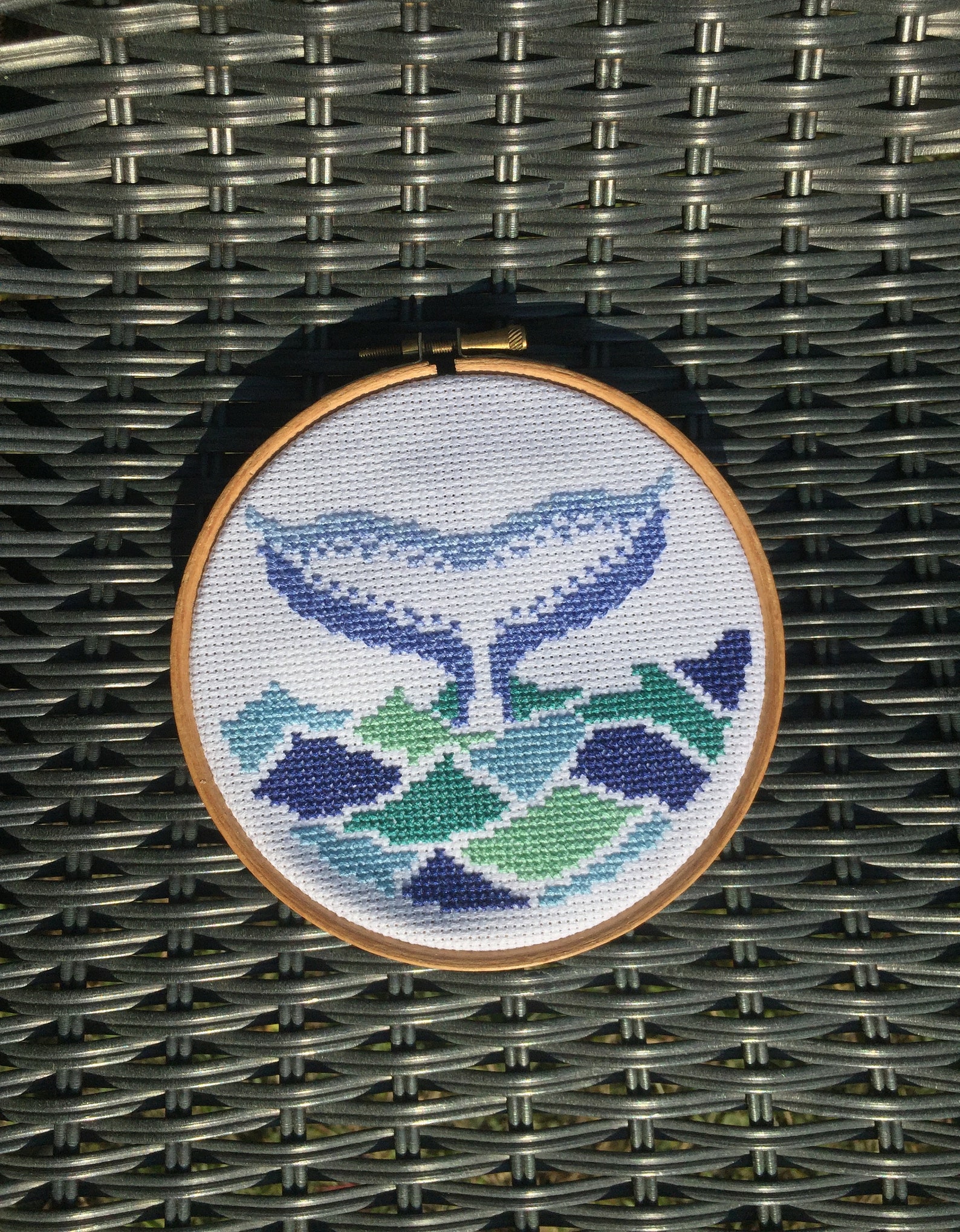 Whale Cross Stitch Pattern PDF, Whale Tail Cross Stitch Chart, Digital ...