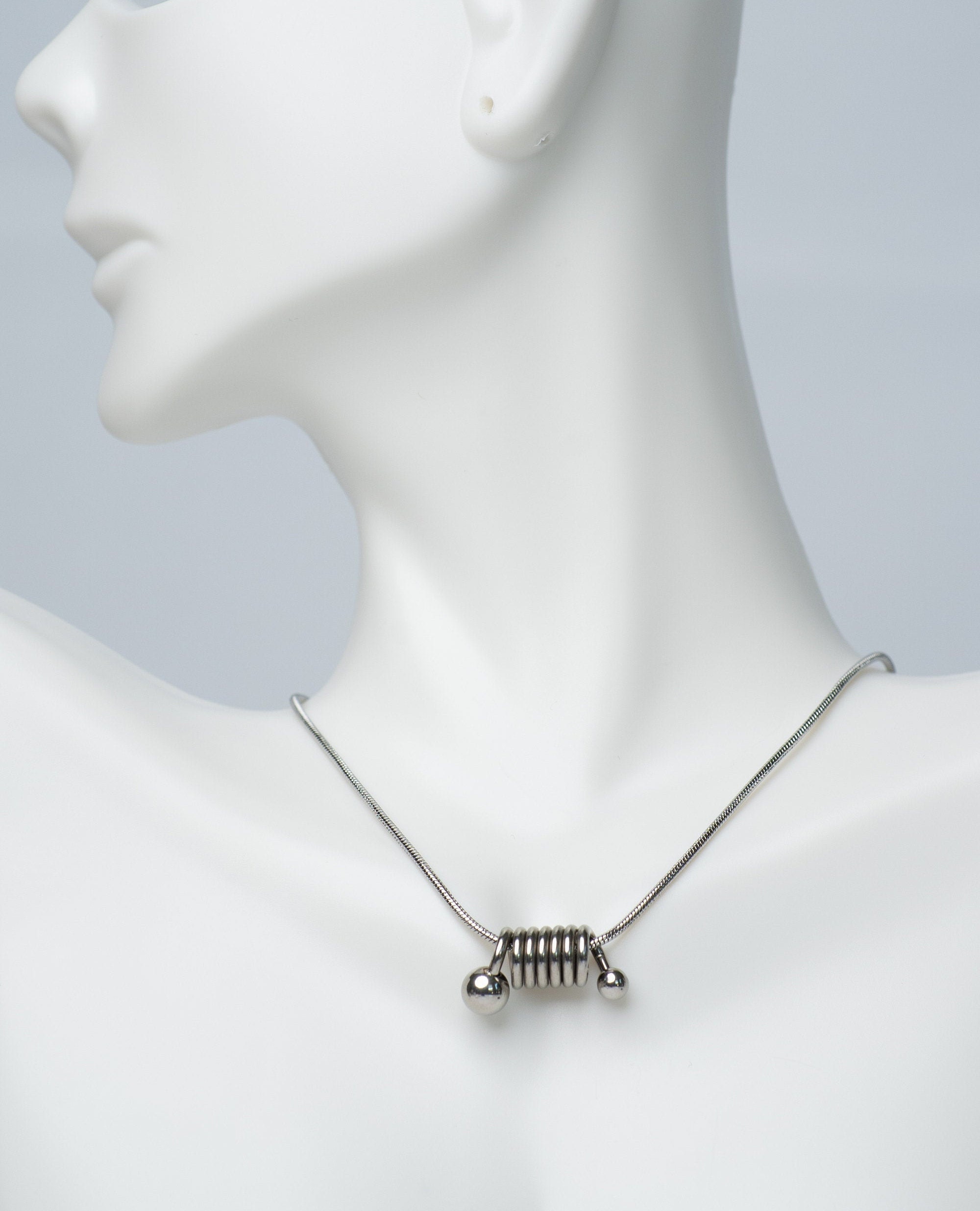 Solenoid Necklace/electromagnetic Necklace/steminist Necklace/gift for ...